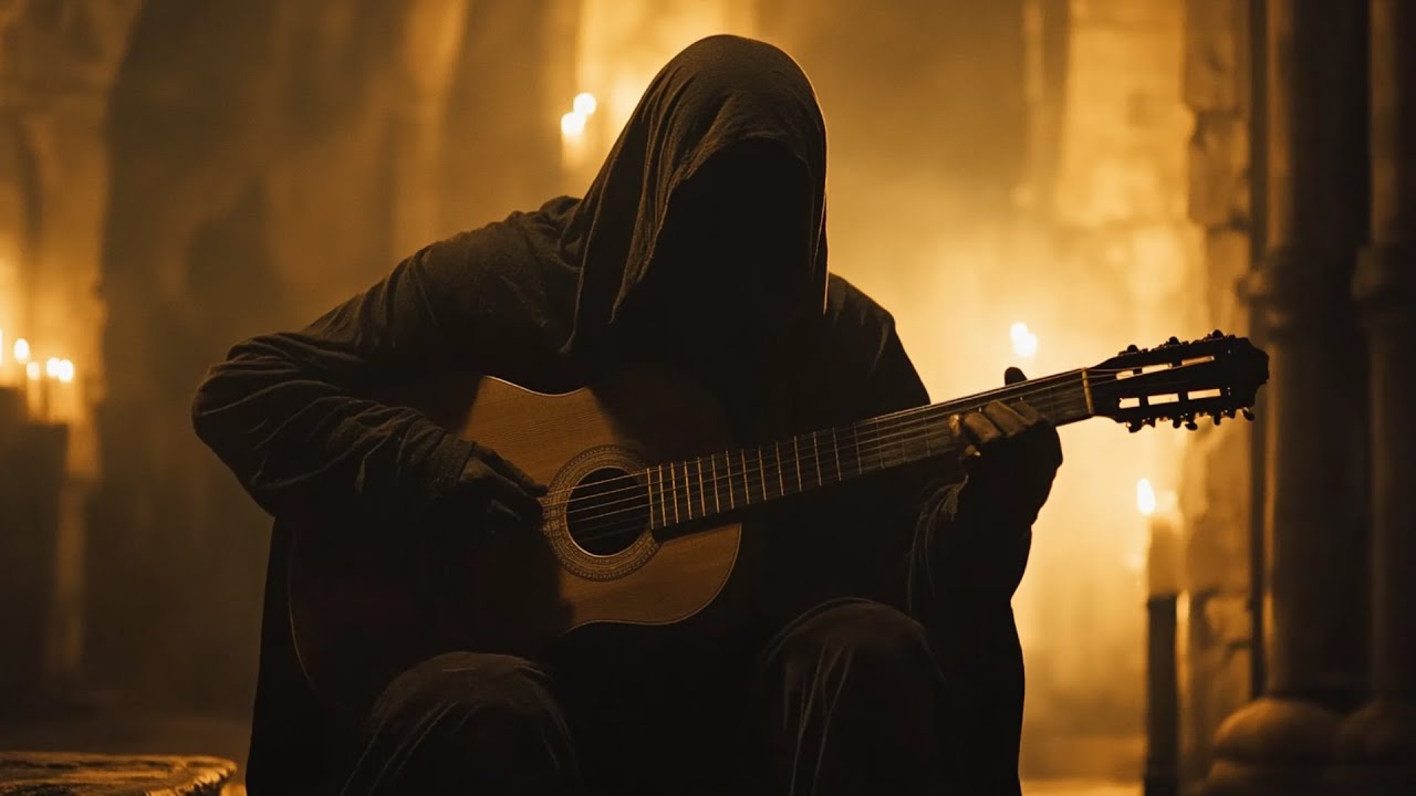 1 Hour Dark Ambient Guitar | Nylon String Meditation Music - YouTube