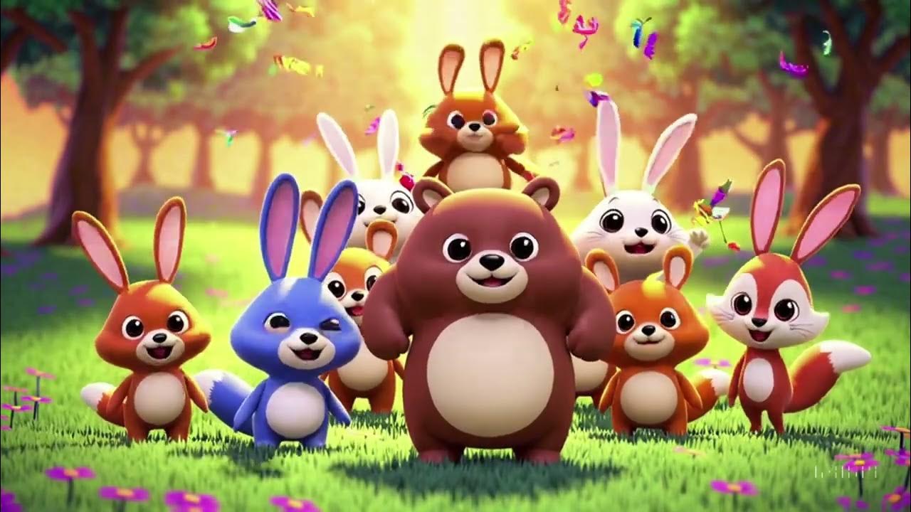 El Baile de los Animales 🦁🐰🎶 Canción Infantil | Música para Niños y ...