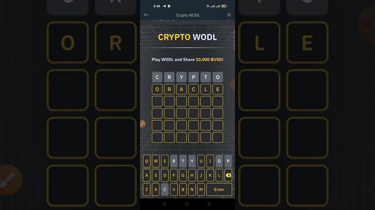 How To Answer Binance Wodl 6 Letters YouTube