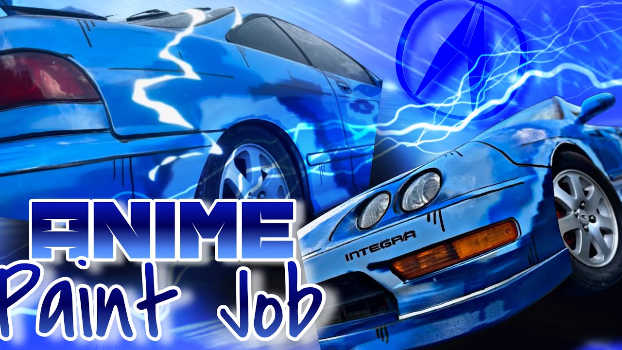 Rattle Can Anime Paint Job!! | NO WRAP, NO CAP! | - YouTube