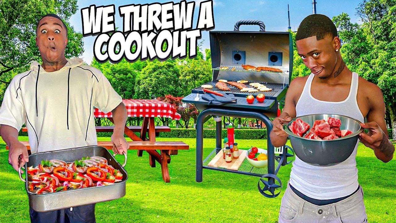 We Threw A Cook Out & Destroyed The House - YouTube