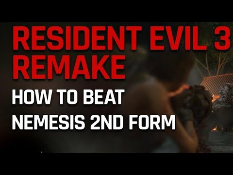 How to defeat Nemesis 2nd Form #residentevil 3 ( RE3) - YouTube