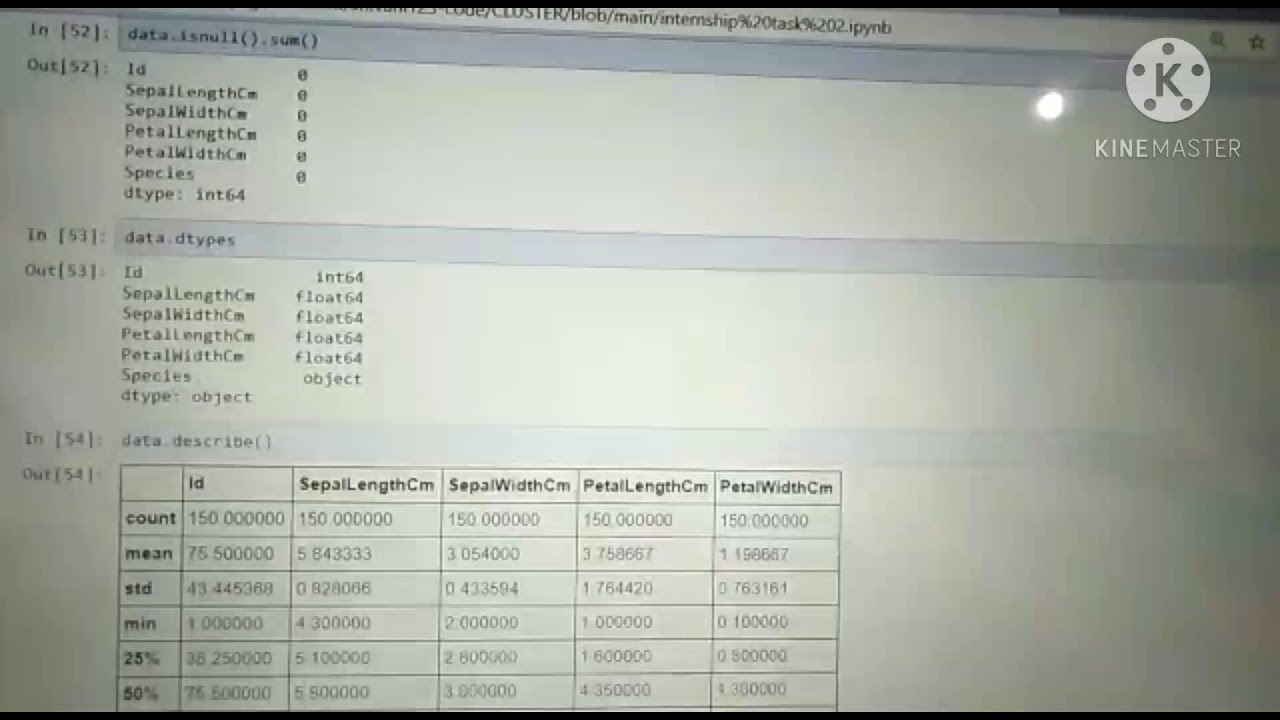 CLUSTER (UNSUPERVISED LEARNING)TASK 2 @ internship under THE SPARKS FOUNDATION - YouTube