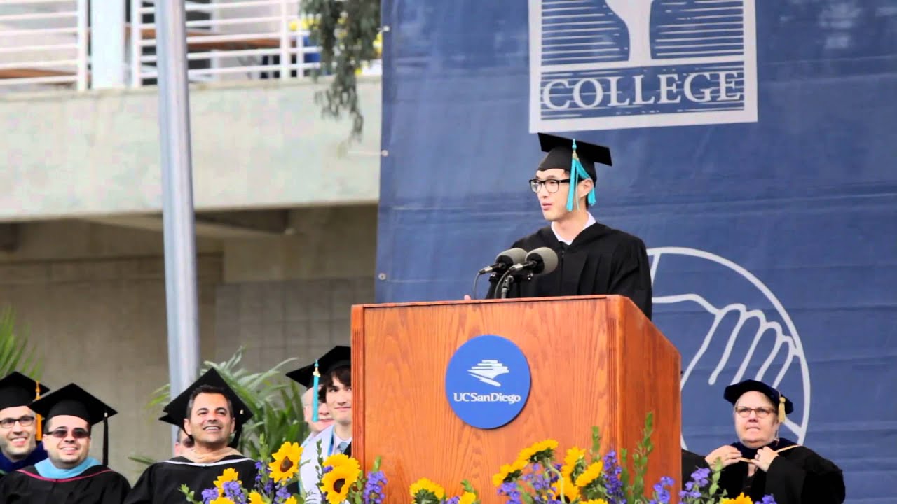 Wesley Chan's 2012 UCSD Commencement Address - YouTube