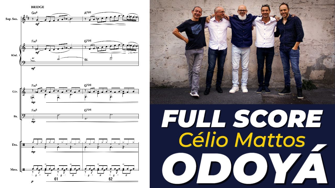 BRAZILIAN INSTRUMENTAL MUSIC — FULL SCORE — ODOYÁ — CÉLIO MATTOS - YouTube