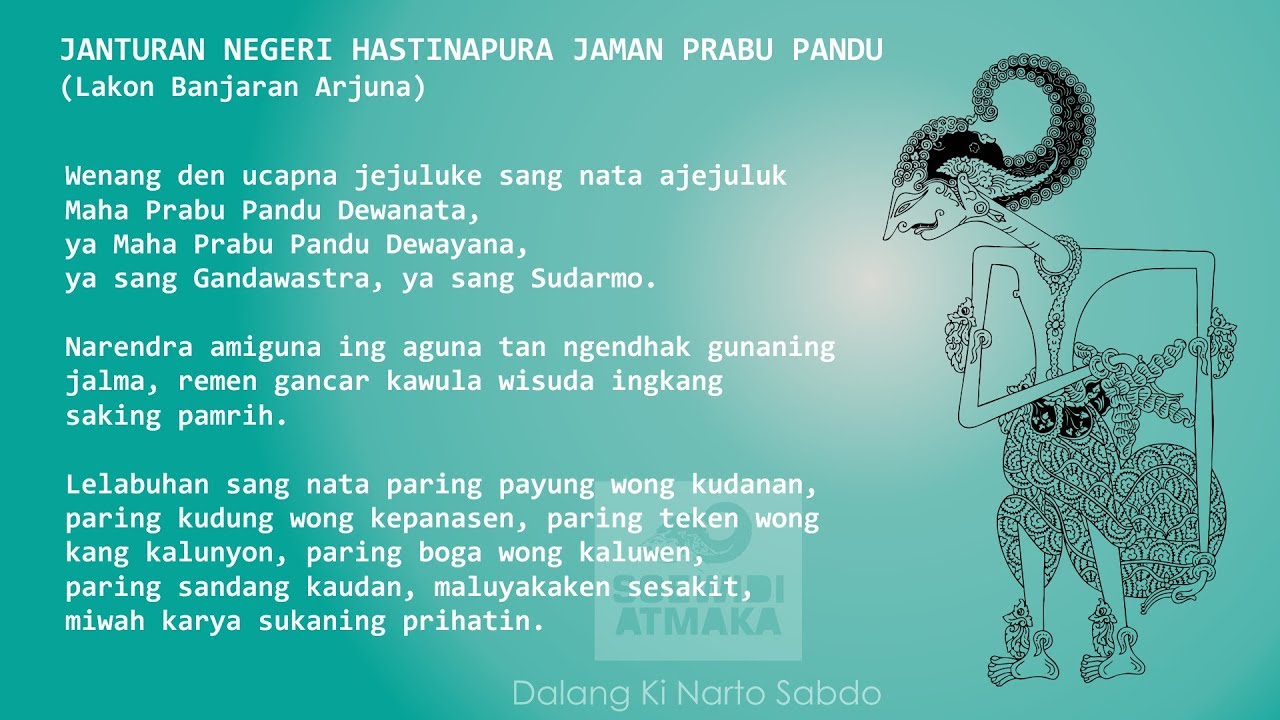 Latihan Janturan: [2] Negeri Hastinapura Jaman Prabu Pandu lakon ...