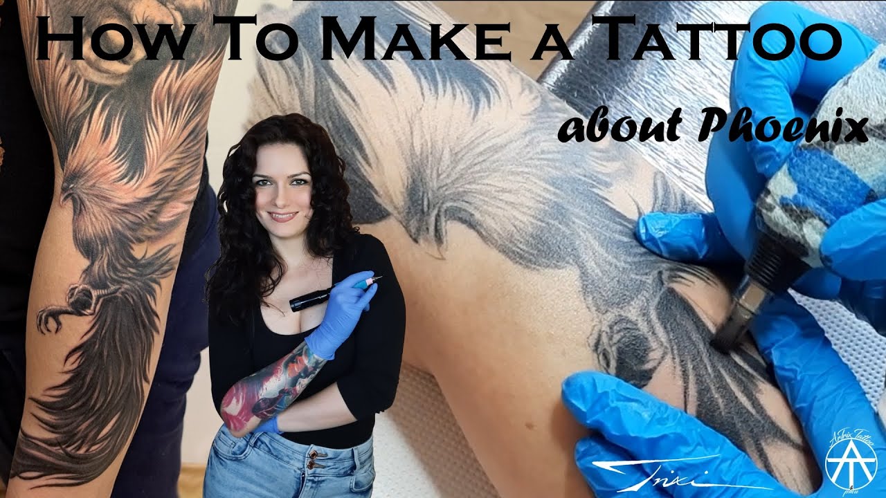How To Make a Tattoo about a Phoneix (Part of a Full sleeve Tattoo ...