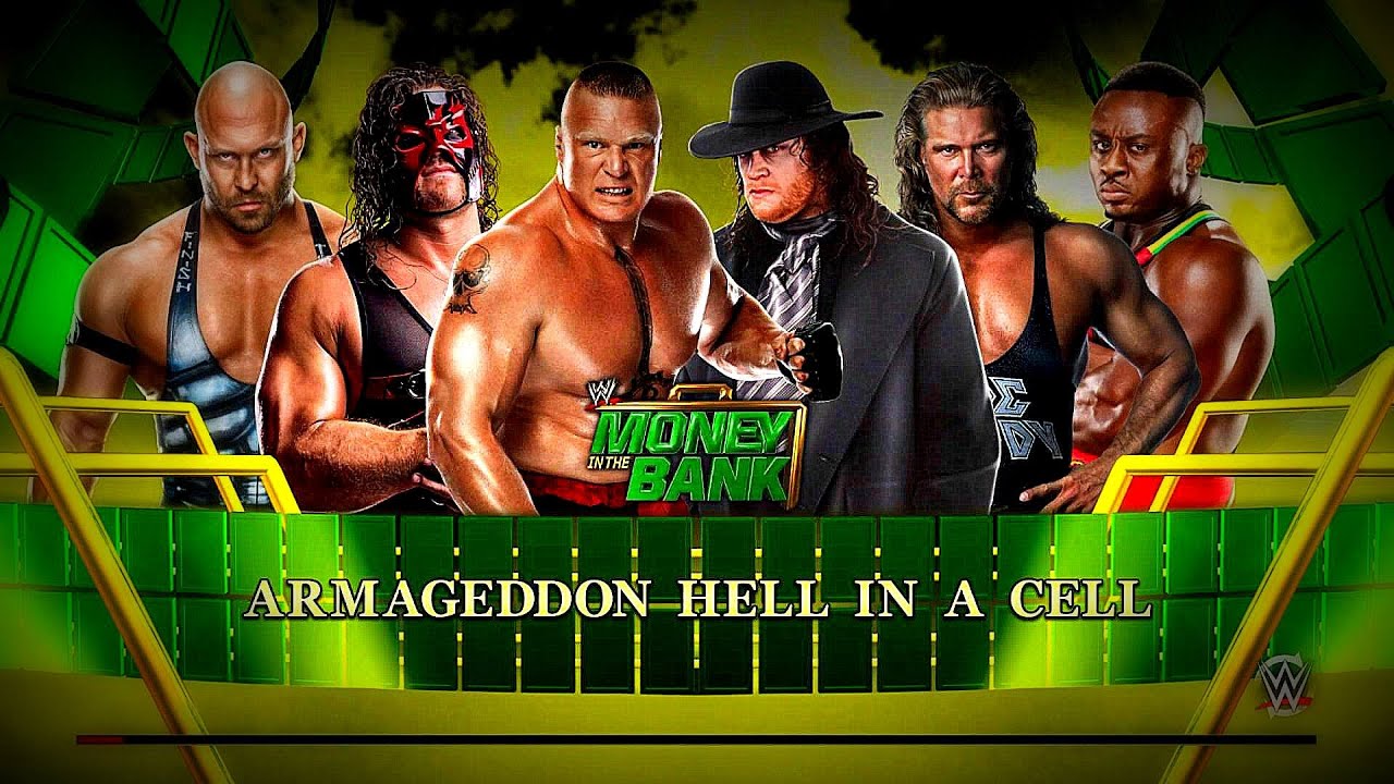 6 Man Hell in a Cell Match, Lesnar vs Undertaker ’91 vs Kane ’02 vs ...