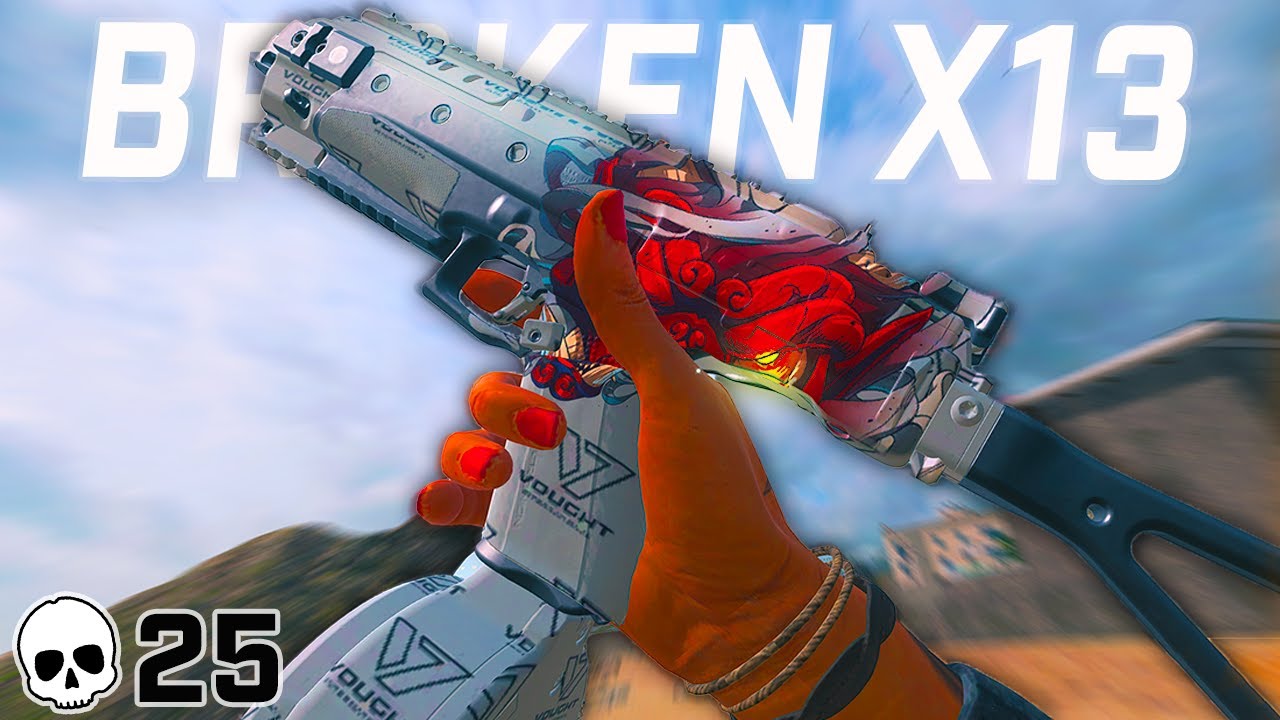 the most *OVERPOWERED* Class in warzone... the X13 Pistol! - YouTube
