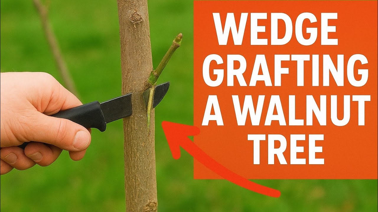 The Magic of Walnut Tree Grafting! 🌳 ️ - YouTube