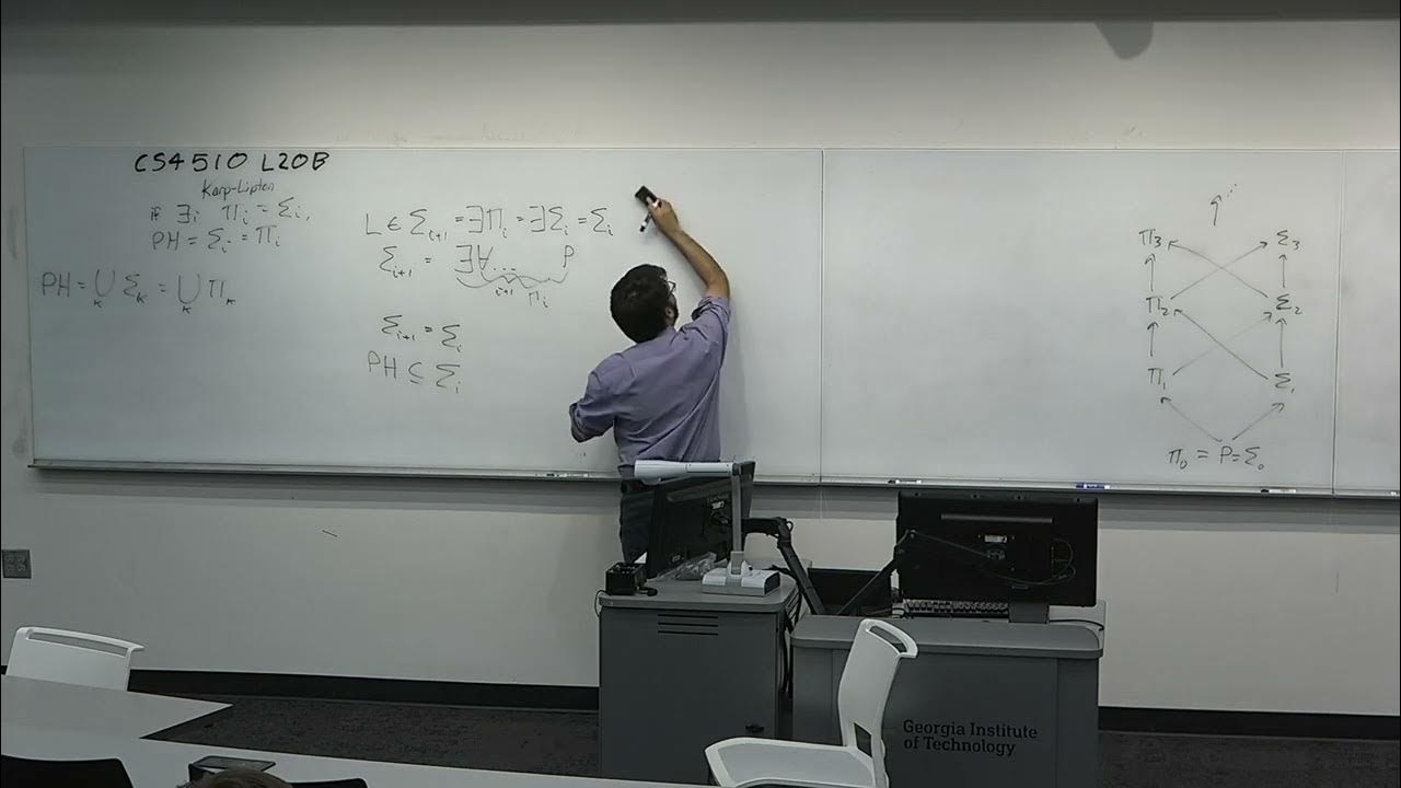 CS4510 L20B Karp-Lipton Theorem - YouTube