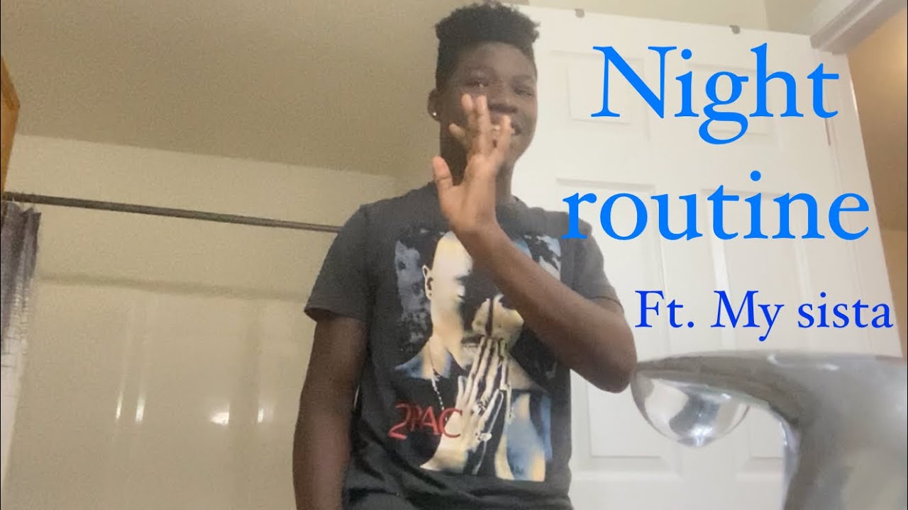 Night routine | First video - YouTube