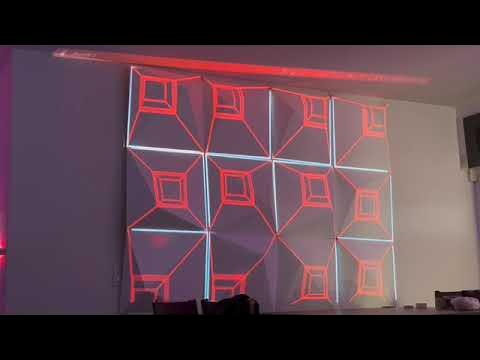 HeavyM Projection Mapping on STAK Pannels - YouTube