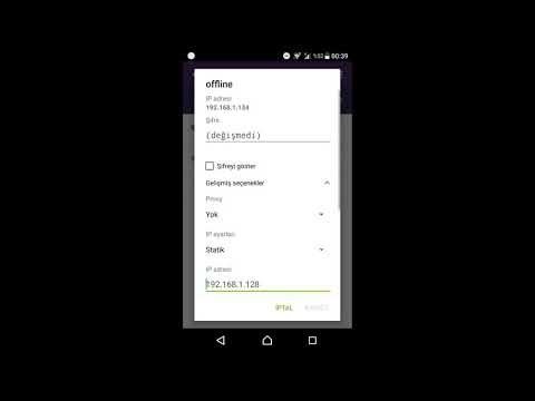 Almanya için Wifi sorunu , IP yapılandırma hatası çözümü. Android telefonlar için