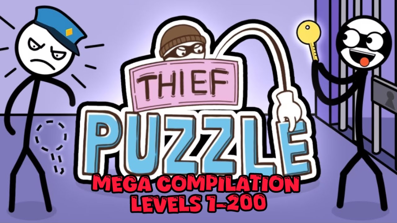Thief Puzzle gameplay || MEGA Compilation levels 1-200 - YouTube