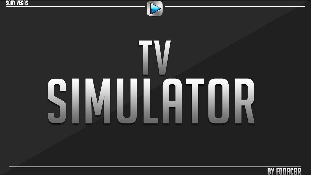 Sony Vegas: TV Simulator | by JABZ - YouTube