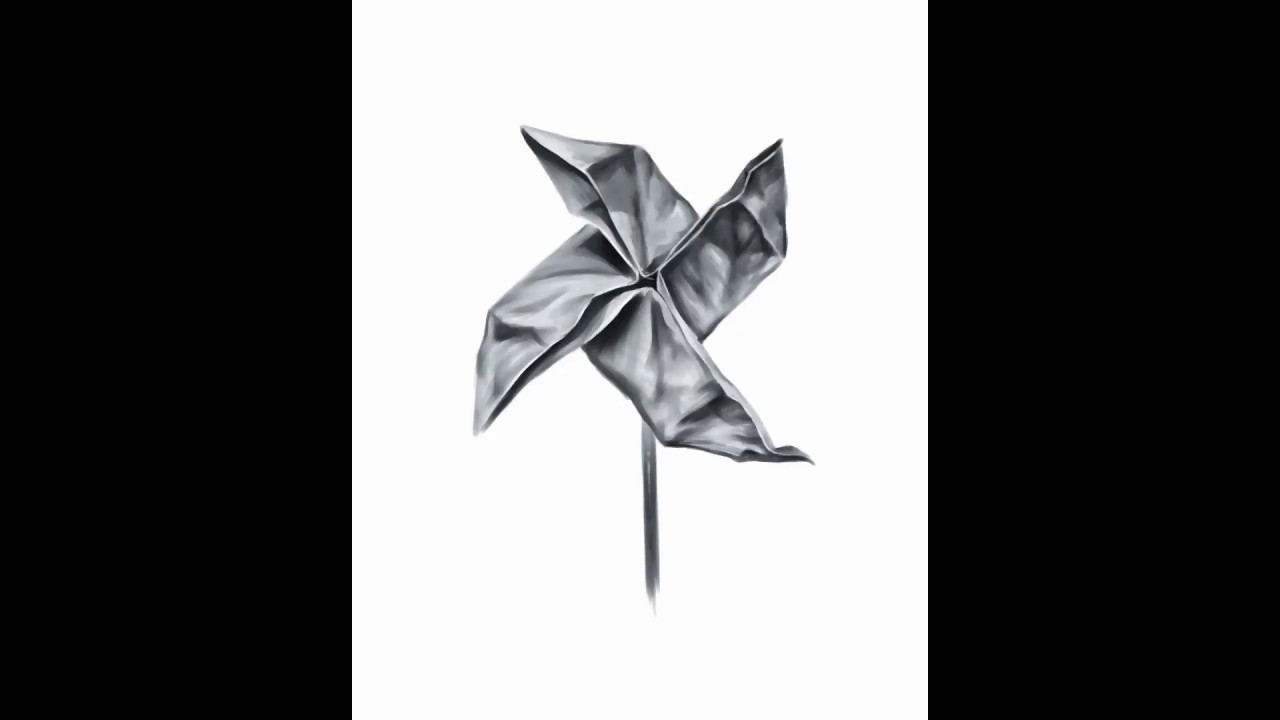 Paper Windmill Drawing - YouTube