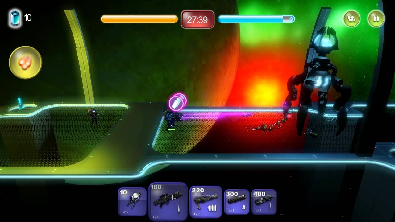 Alien Hallway - Walkthrough - Planet 3 - Mission 3 (Too crowded) - YouTube