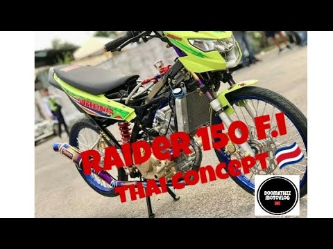 Raider 150 F.I thai concept compilation - YouTube