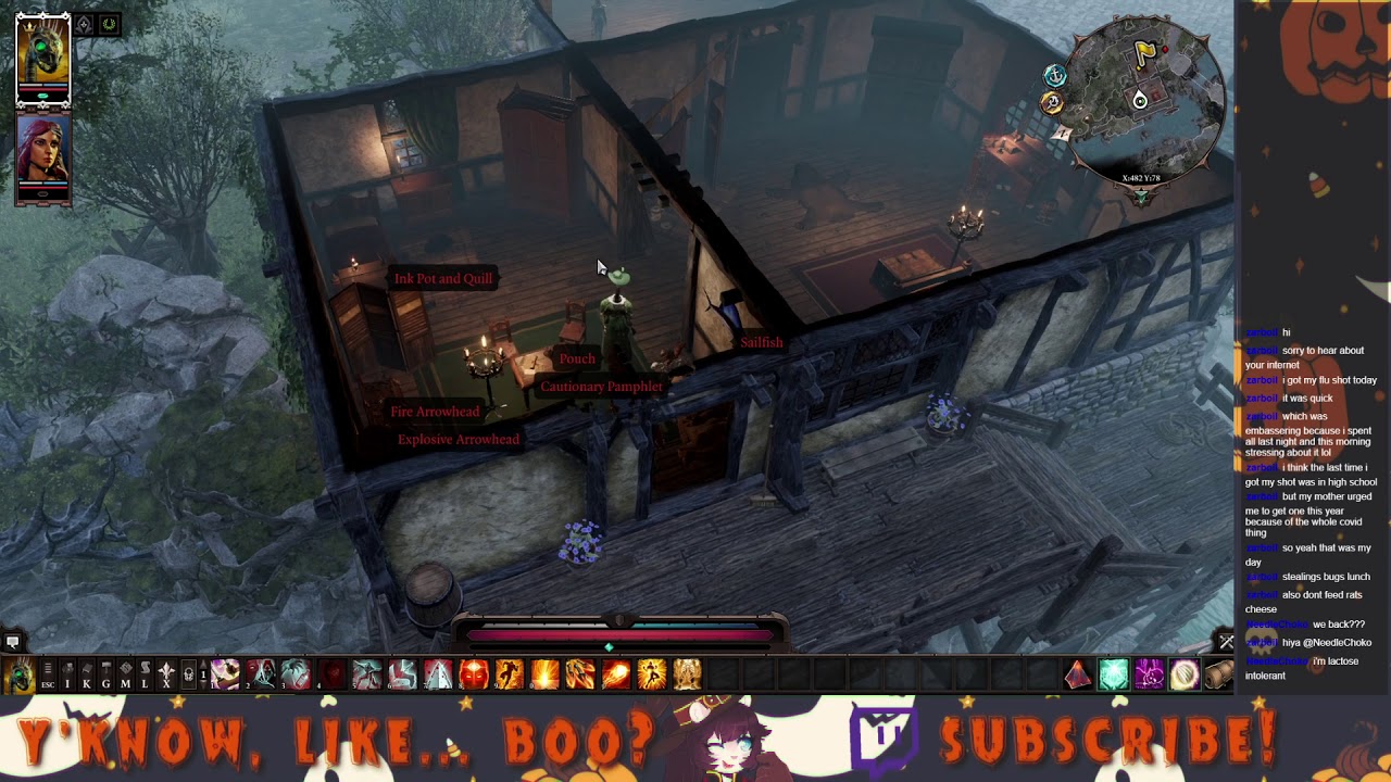 an undead lizard wizard rogue on the sea, what will she do | Divinity ...