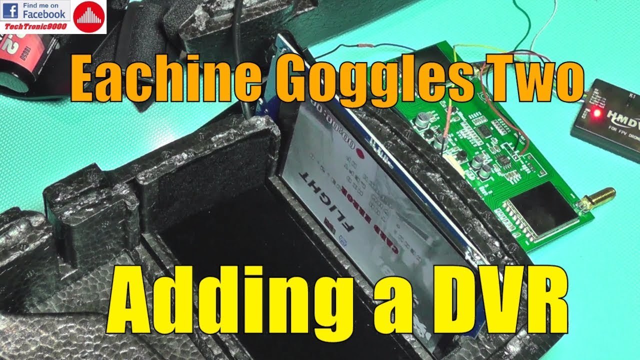 How to Install a DVR on The Eachine Goggles Two - Full Guide - YouTube