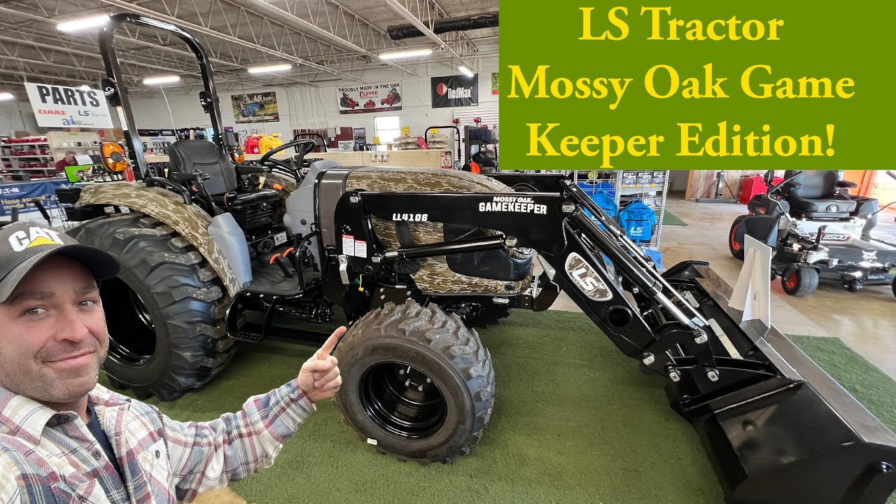 A Camouflage LS Tractor!!- And review of LS MT125 and LS MT468 - YouTube
