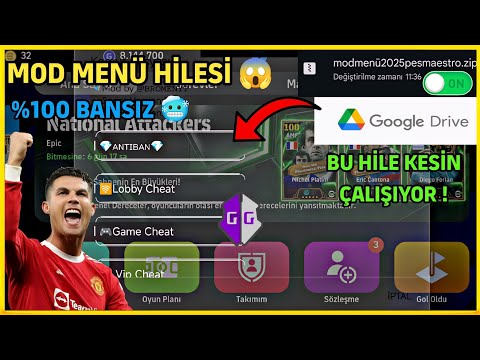 eFootball 2025 MOBİLE YENİ MOD MENÜ HİLESİ ! 4.3.0 ! %100 BANSIZ 😱