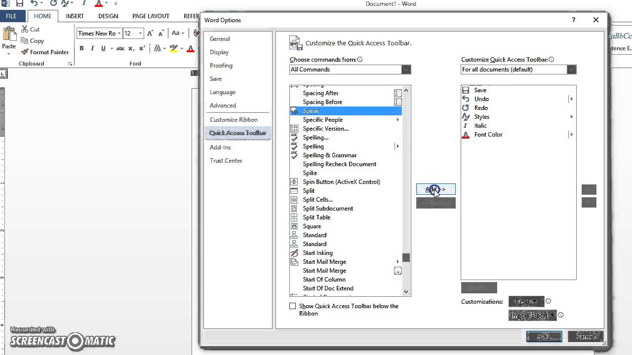Adding Speak Icon To Word YouTube adding-speak-icon-to-word-youtube
