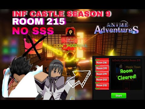 『ROOM 215 NO SSS/NO UNIQUES』 SEASON 9 INF CASTLE WITH HOMURU AND LUFFY ...
