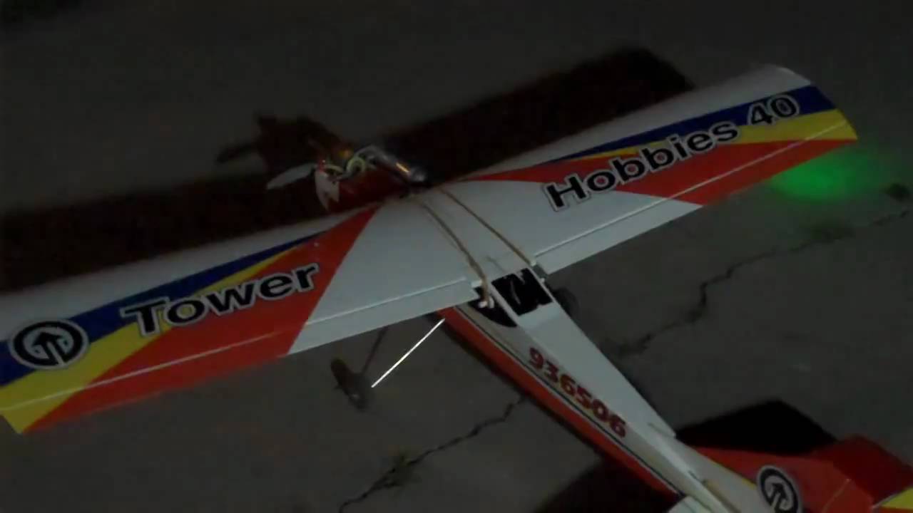 Hybrid- Nitro Electric RC Airplane - YouTube