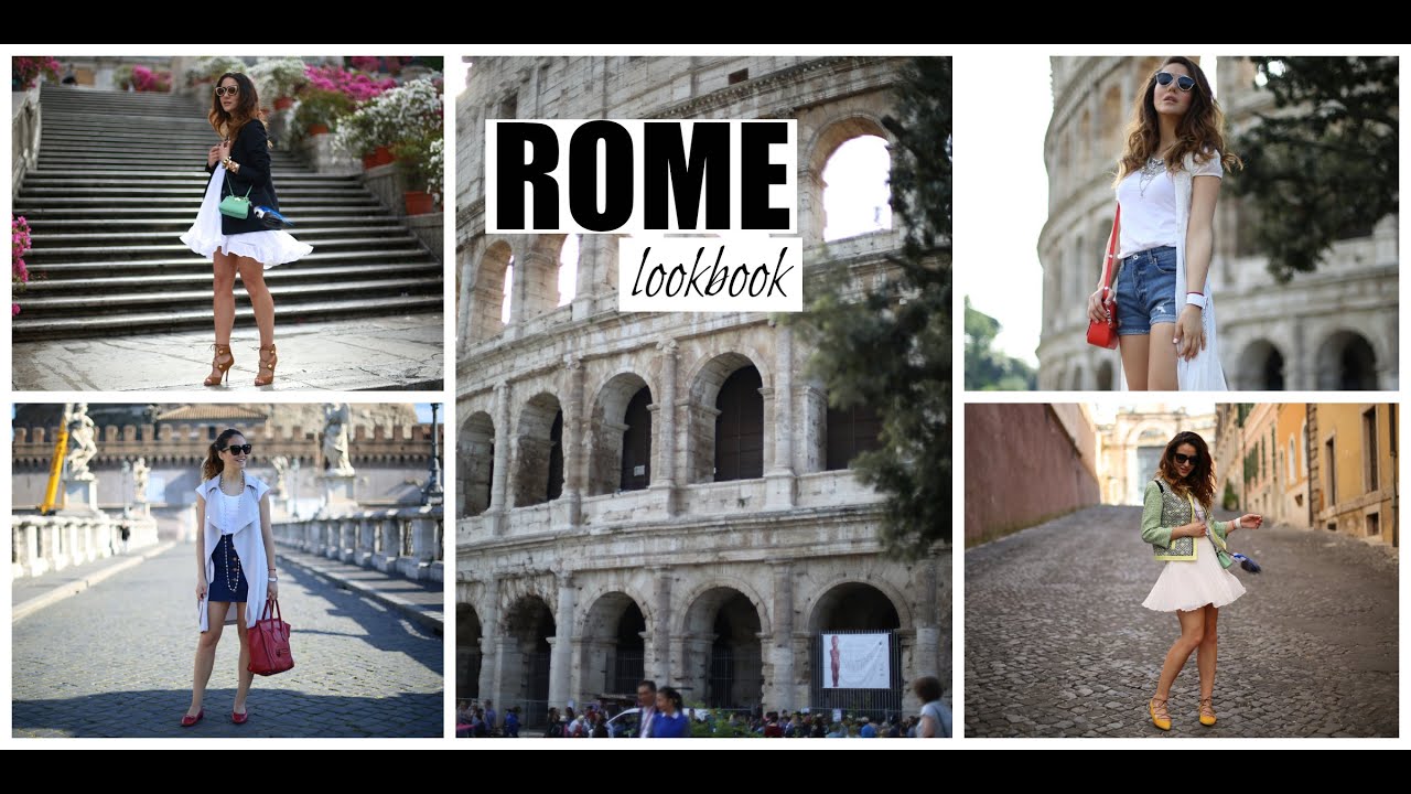 Rome Lookbook | Spring to Summer Outfits - YouTube