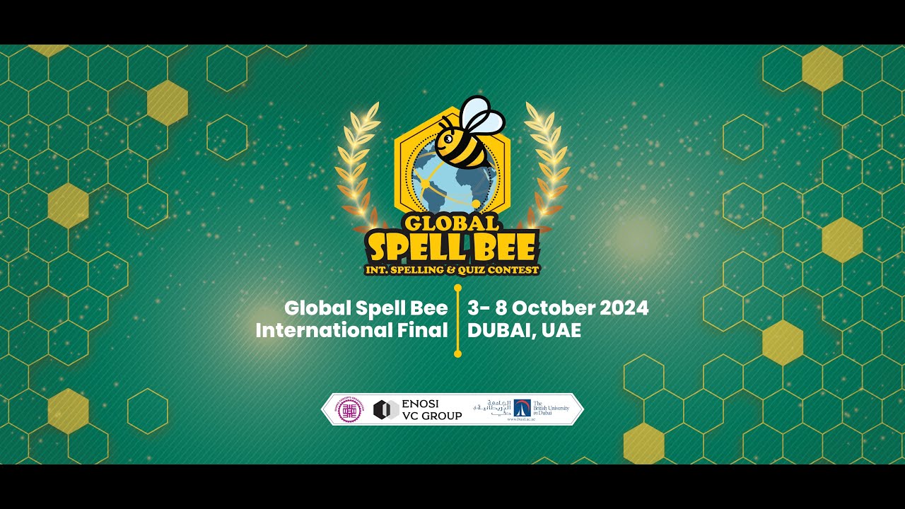GLOBAL SPELLING BEE (DUBAI) Live Stream - YouTube