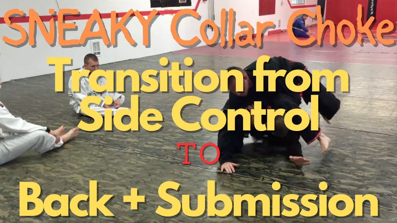 SNEAKY Collar Choke Side Control to Rear Mount | BJJ Technique - YouTube