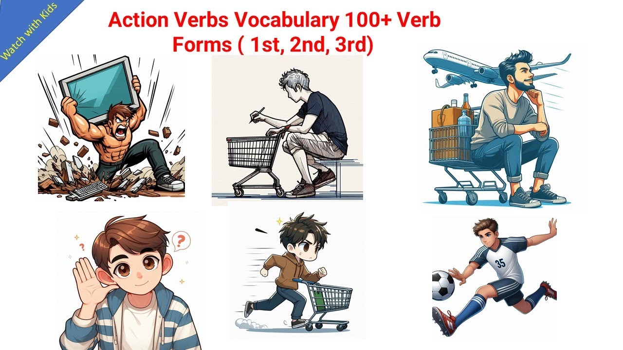 Verb Forms In English 1st 2nd 3rd | Verb Forms | Verbs for kids ...