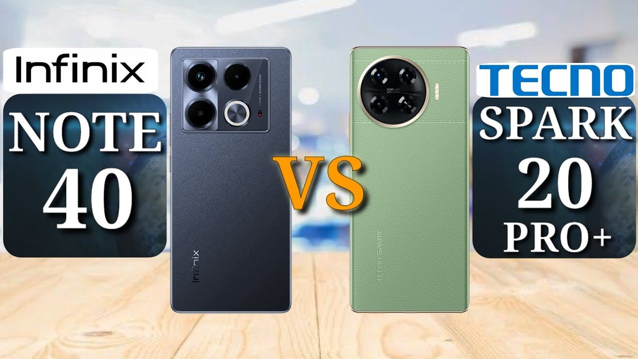 Infinix Note 40 vs Tecno Spark 20 Pro+ | Full Comparison - YouTube