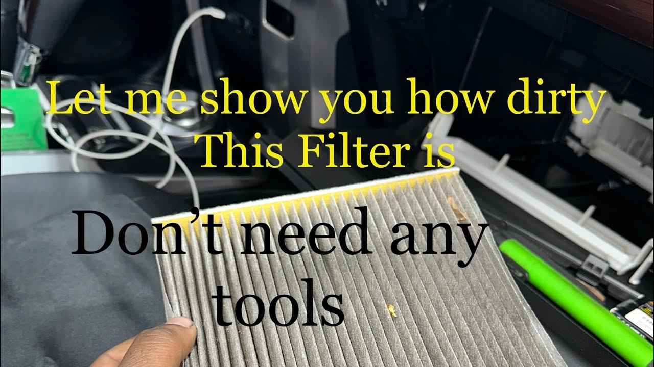 Toyota 4Runner: How to replace Cabin Air Filter. - YouTube