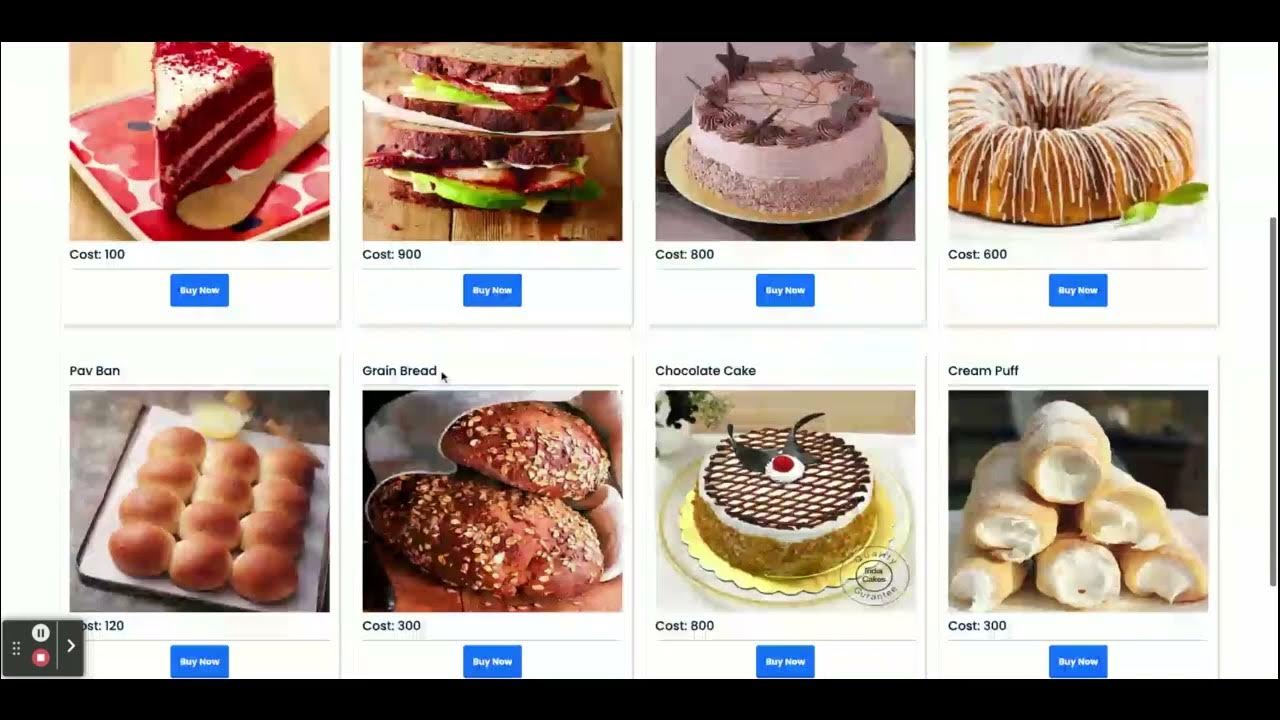 Online Bakery Store Mini Project | Spring Boot Angular Project | Spring Boot CRUD Project - YouTube