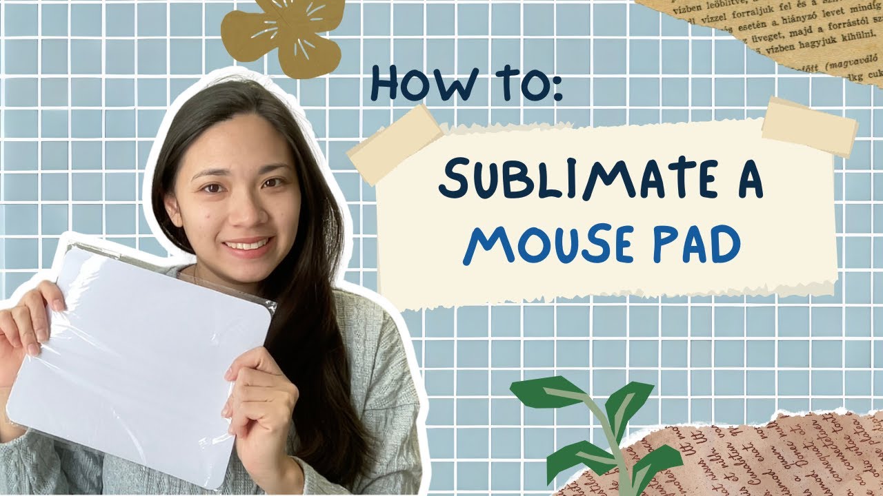 How to Sublimate a Mouse pad with ASUB Sublimation Mouse pad - YouTube