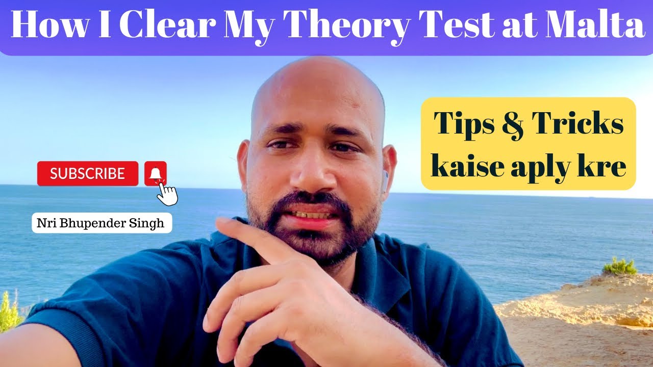 How to pass your theory exam in malta | Tip & Tricks | Car Driving ...