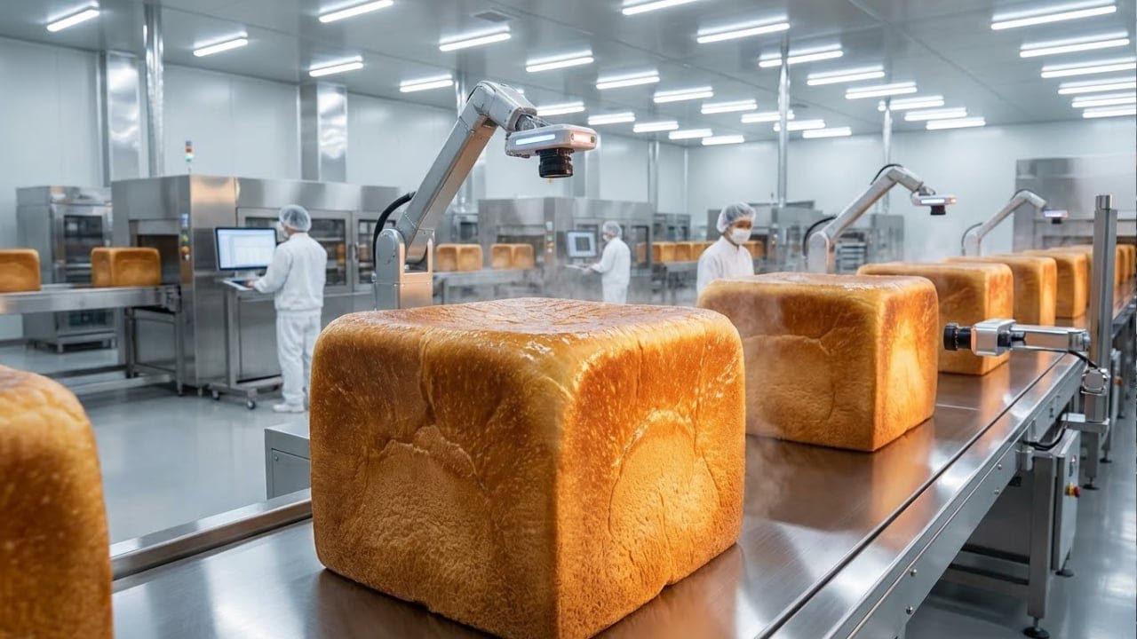 How It’s Made: Millions of Sandwich Breads Every Day | Full Process ...