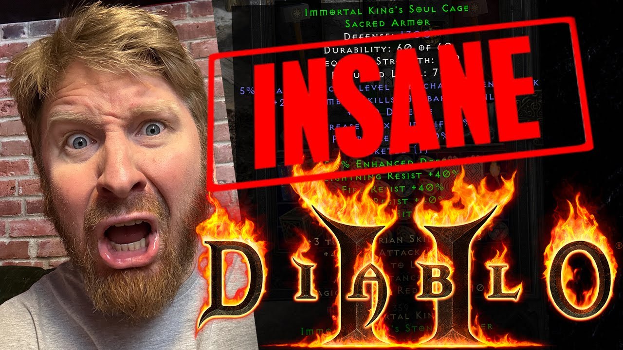 IMMORTAL KING Barb vs UBERS (INSANE!!) Diablo 2 Resurrected - YouTube