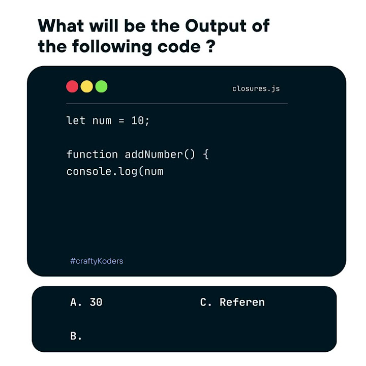Unleashing the JS magic! 🚀💻 Can you crack the code and guess the output? Comment your answers ...