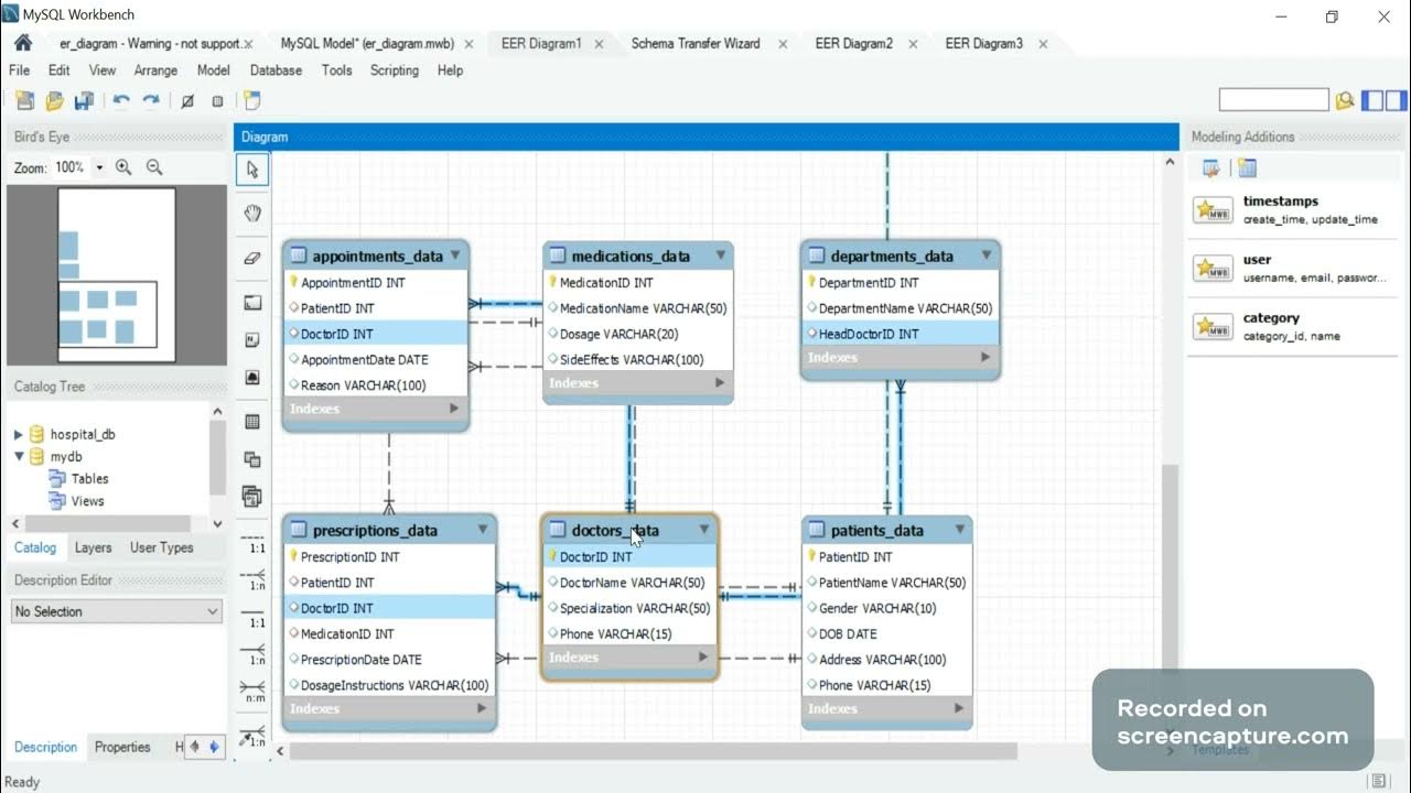 How to create ER Diagram and Schema in Mysql - YouTube