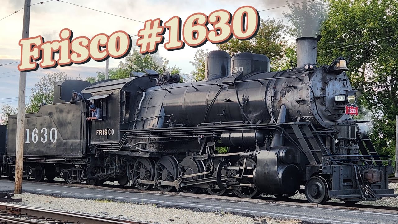 Frisco 2-10-0 #1630 in action! - YouTube