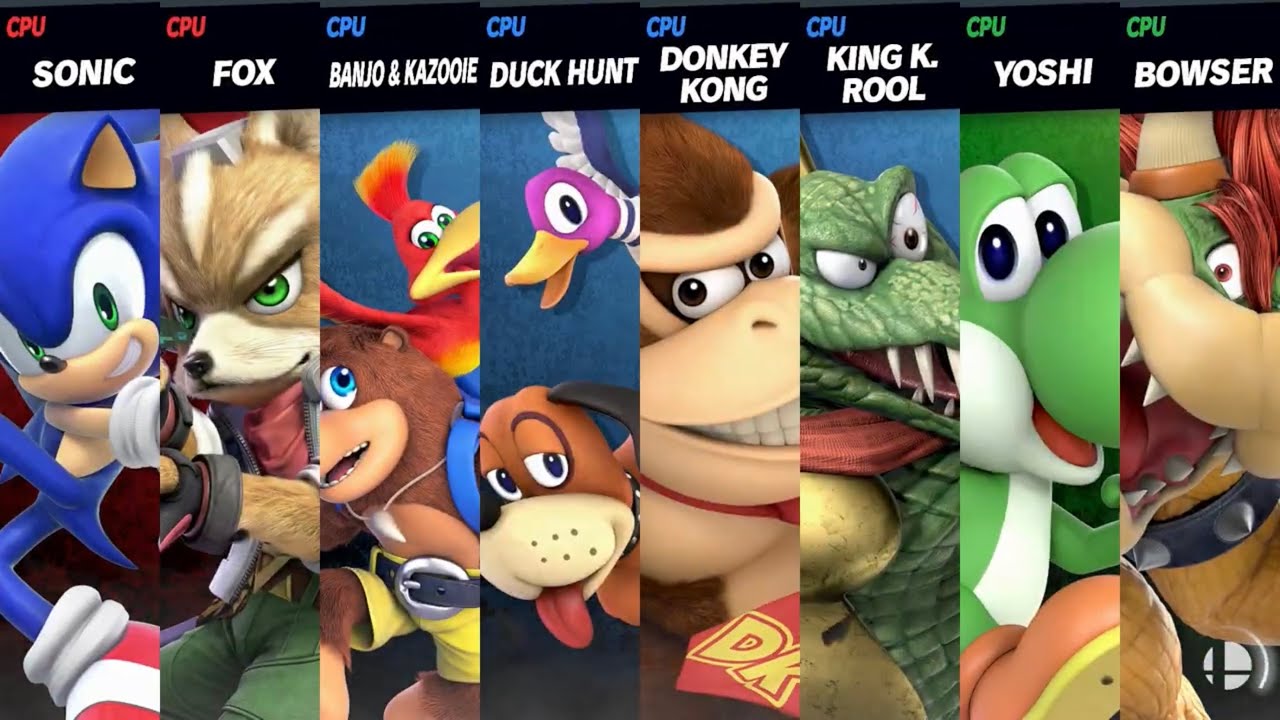 Super Smash Bros. Ultimate - 2 vs 6 vs 2 - YouTube