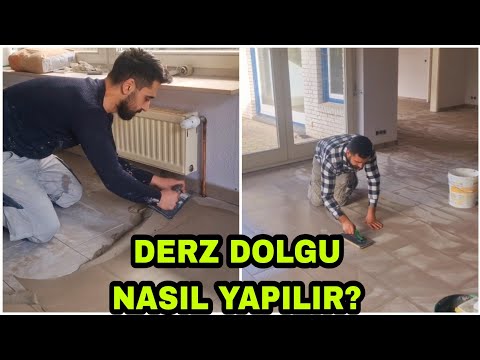30x60 FAYANS DERZİ NASIL YAPILIR? | FAYANSA DERZ NASIL ÇEKİLİR | FAYANS DERZİ (Detaylı ve sesli)
