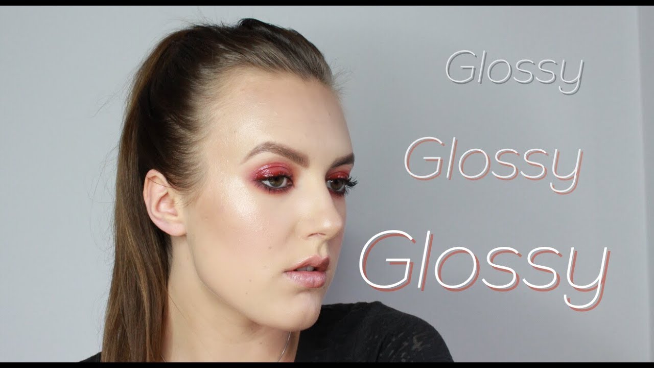 Glossy Eyelids & Glossy Skin Editorial Makeup Tutorial - YouTube