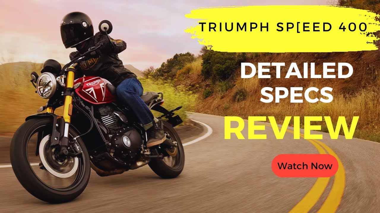 Triumph Speed 400 new bike detailed specs review - YouTube