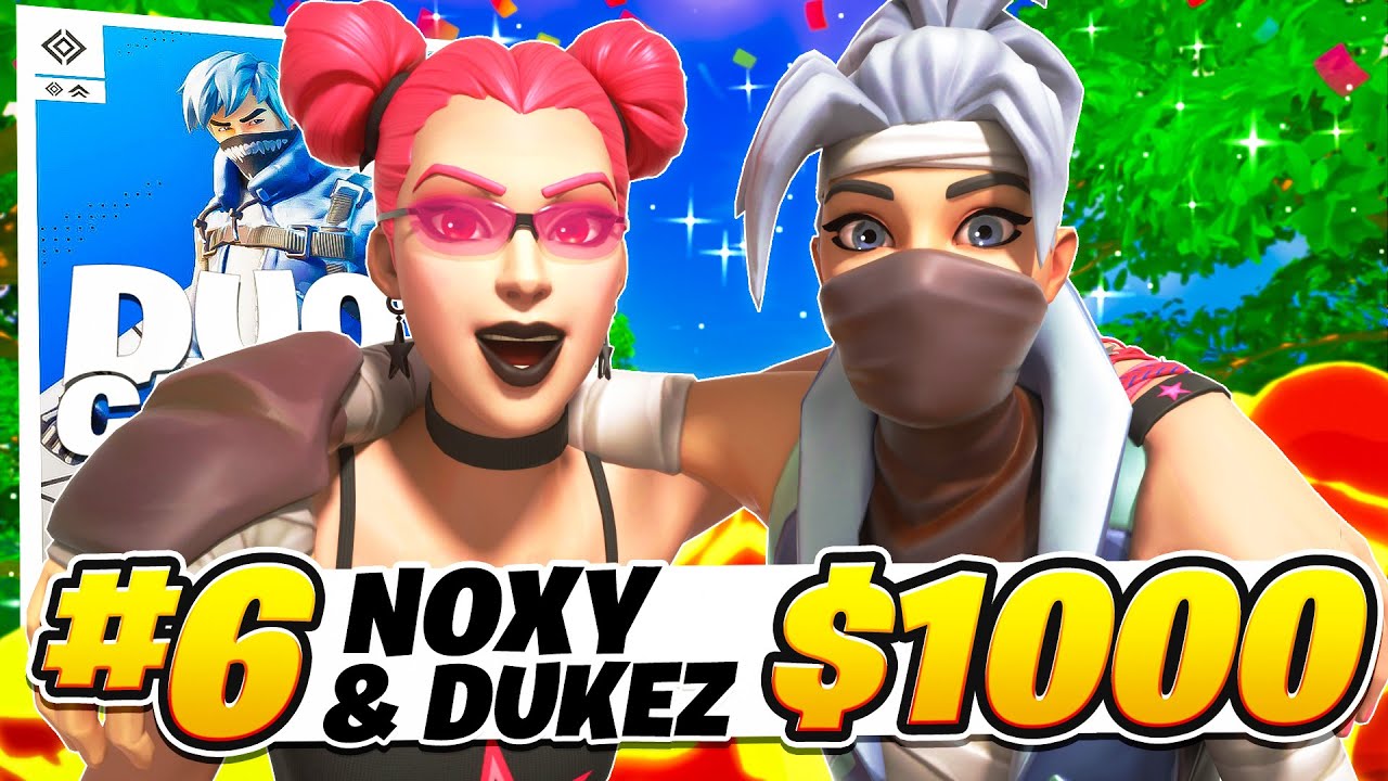 6TH DUO CASH CUP 🏆 ($1,000) | Noxy - YouTube