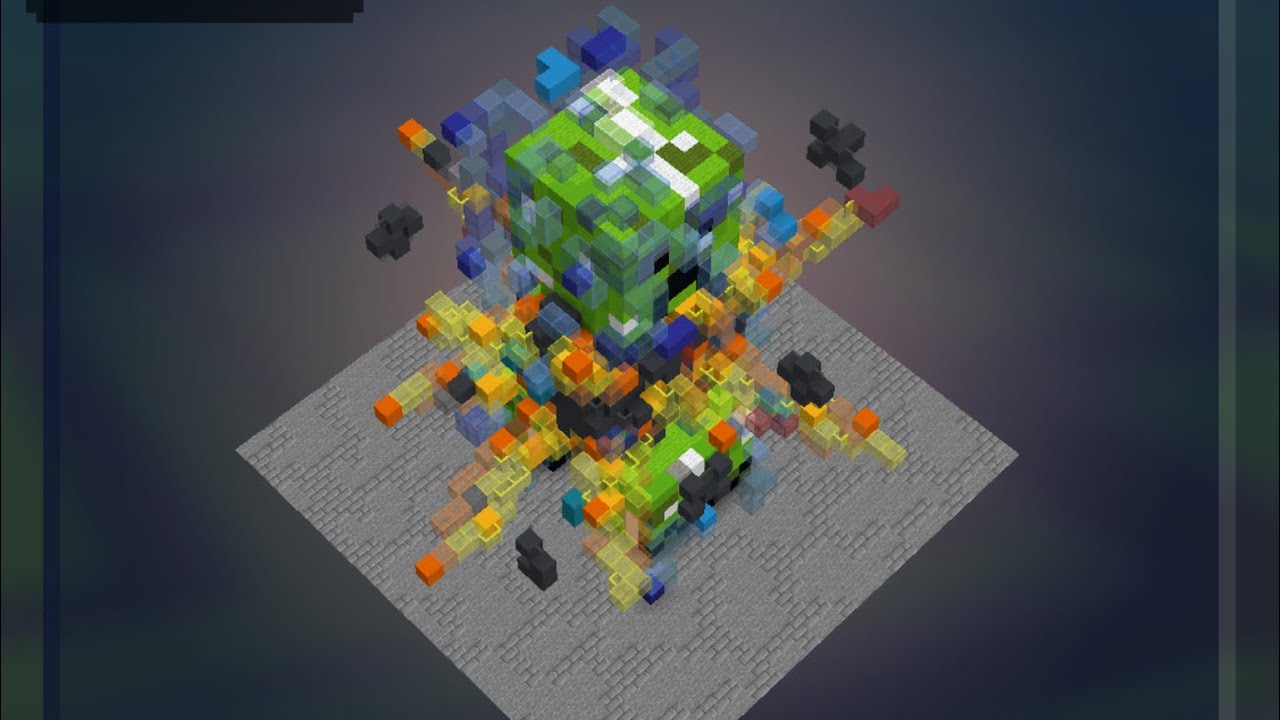 Minecraft Earth: Charged Creeper Combustion Build - YouTube